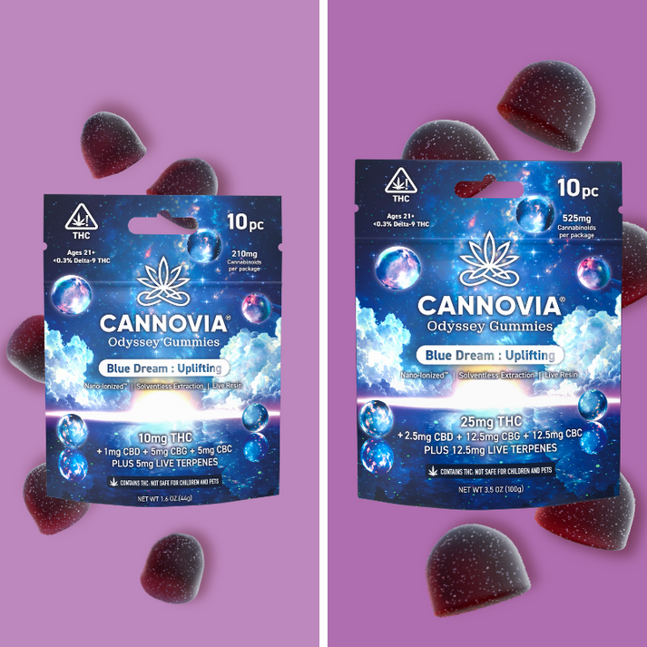Blue Dream Live Resin THC Gummies 10mg THC | 25mg THC